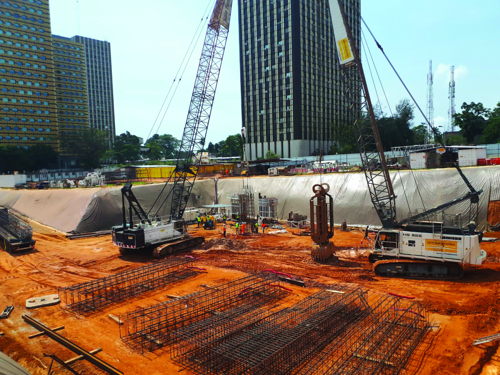 Les Fondations de la tour F à Abidjan, une nouvelle collaboration avec ...